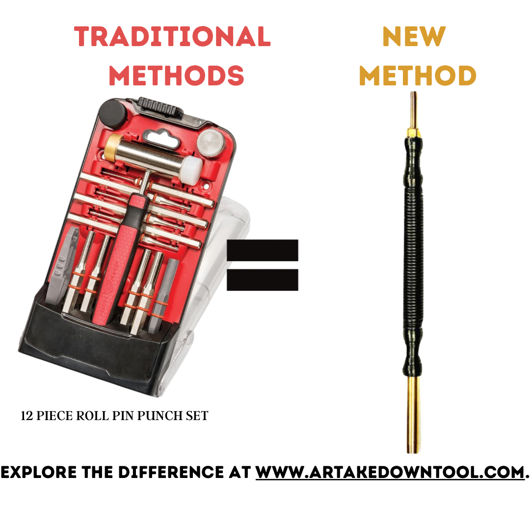 why continue to use a 12 piece clunky rope pin punch set when you can ...