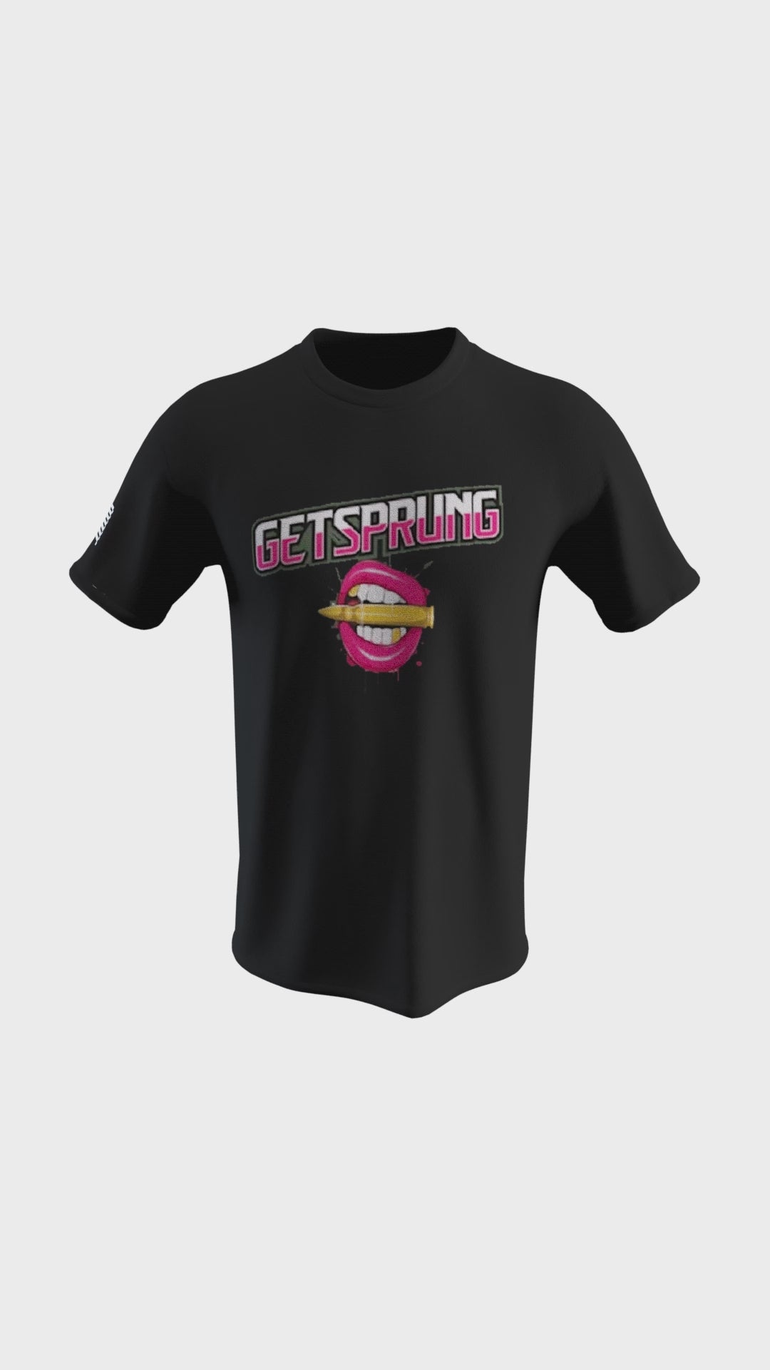 Men's & Women's Unisex Get Sprung Bullet Lips T-shirt | The Takedown Tools