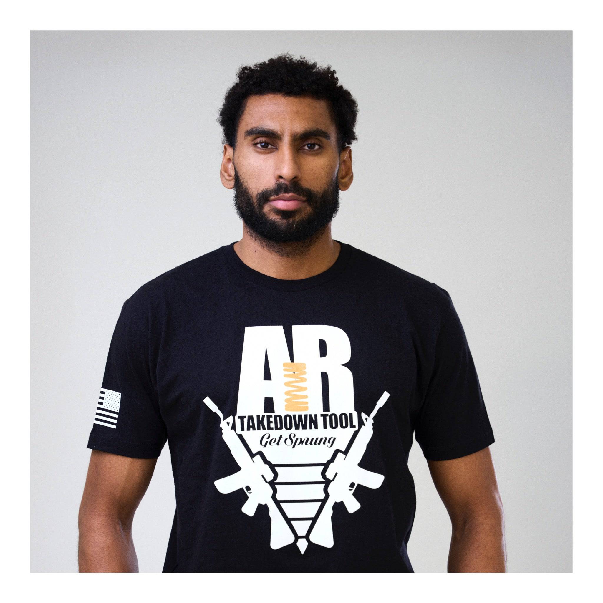 Get Sprung Authentic V3 The TAKEDOWN unisex black T-Shirt xs-xxxl | AR ...